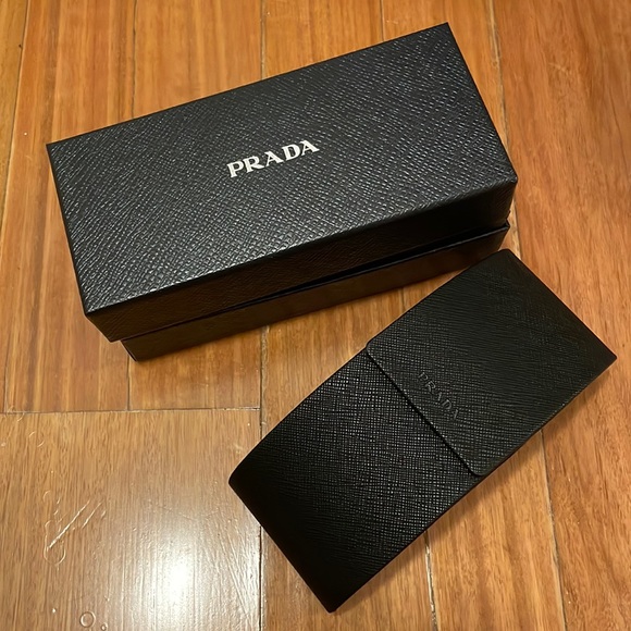 Prada | Accessories | Prada Sunglasses Case With Box New | Poshmark